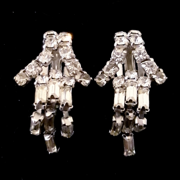 Kramer of New York | Jewelry | Vintage Kramer New York Clear Rhinestone ...